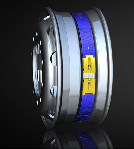 Run Flat Bands For Armored Vehicle Run Flat Device Support Ring System